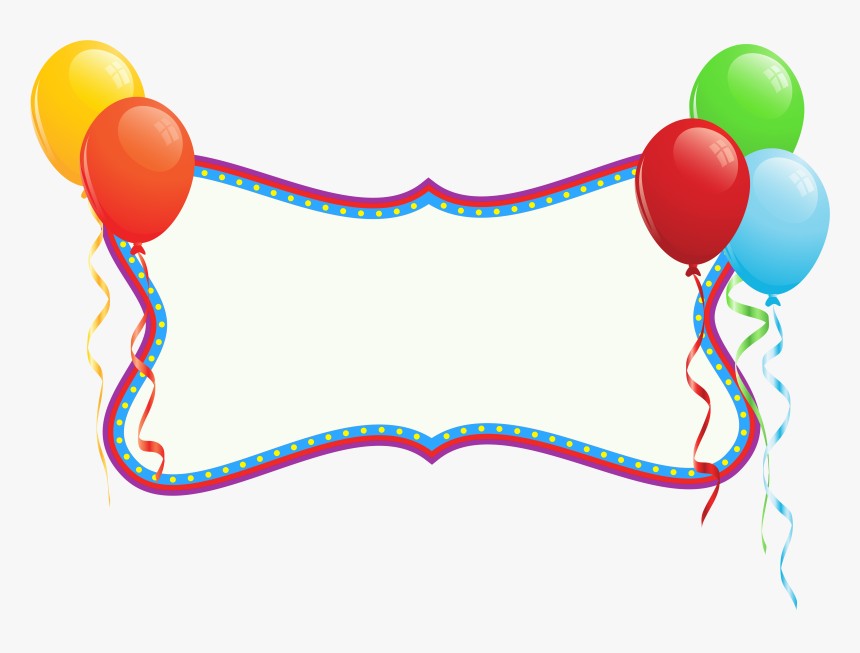 Balloon Banner Clip Art Celebrating PNG Transparent, Celebration