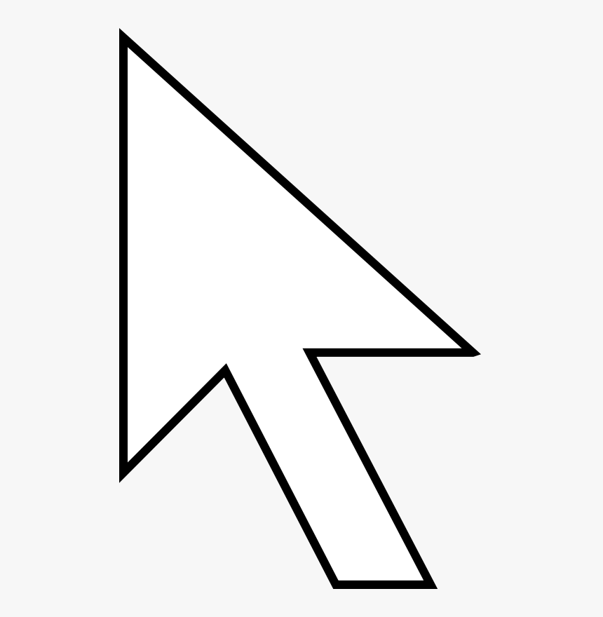 Mouse Pointer Black Background, HD Png Download , Transparent Png Image ...