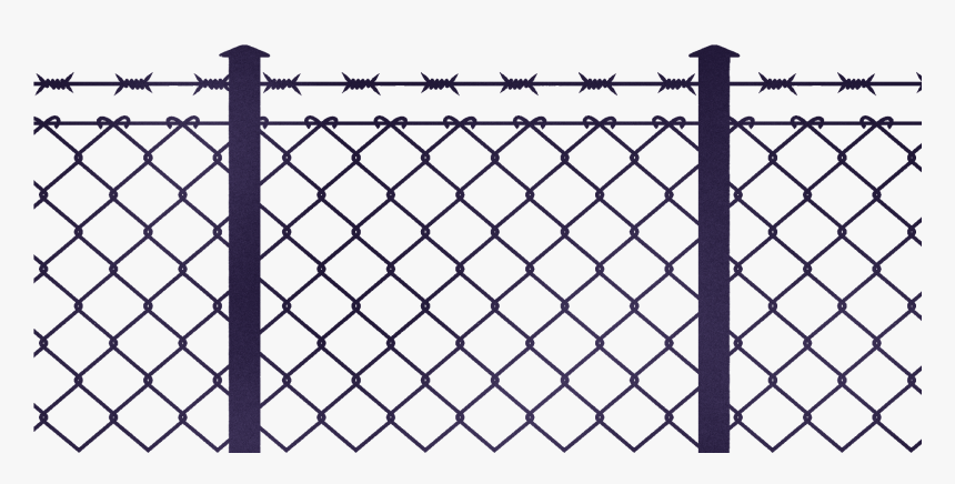 Transparent Chainlink Fence Png - Barbed Wire Fence Png, Png Download ...