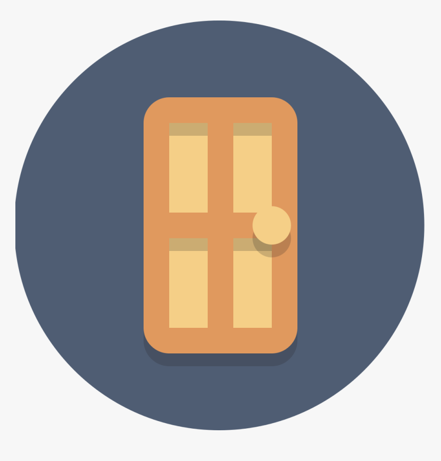 Circle Icons Door - Circle, HD Png Download , Transparent Png Image ...