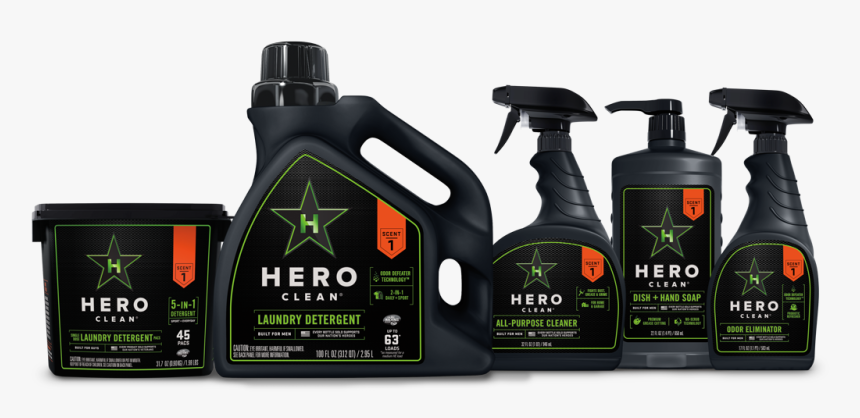Hero Clean Laundry Detergent, HD Png Download , Transparent Png Image ...