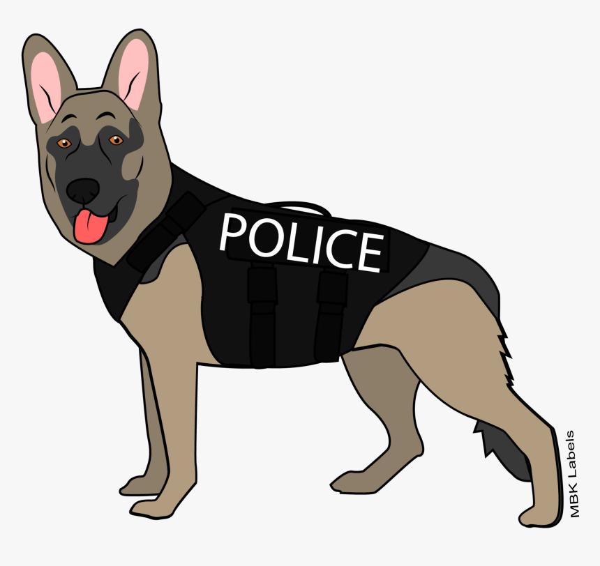 K9 Police Dog - Clip Art Police Dog, HD Png Download , Transparent Png ...