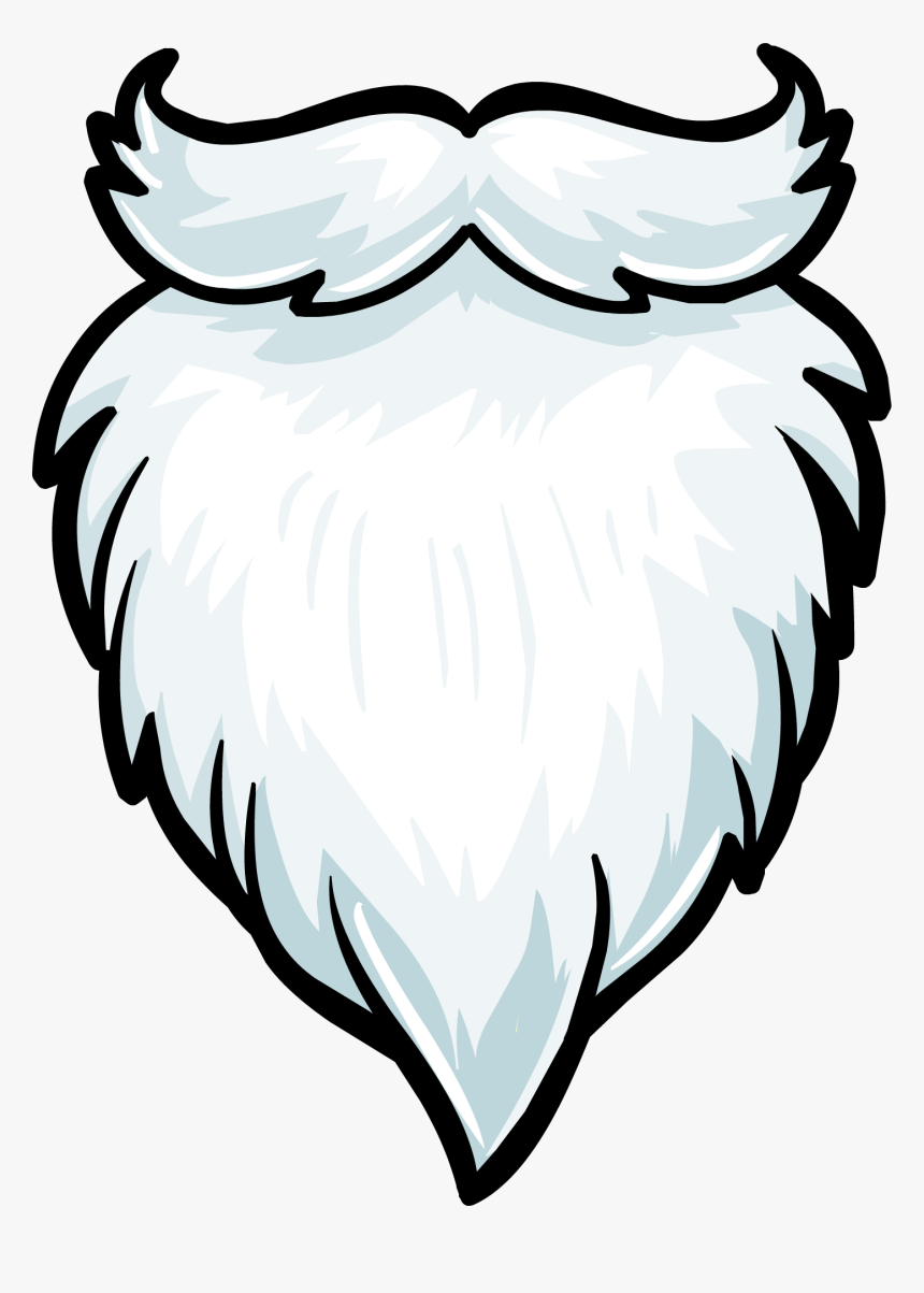 Beard Clipart Plain - Santa Claus Beard Png, Transparent Png ...