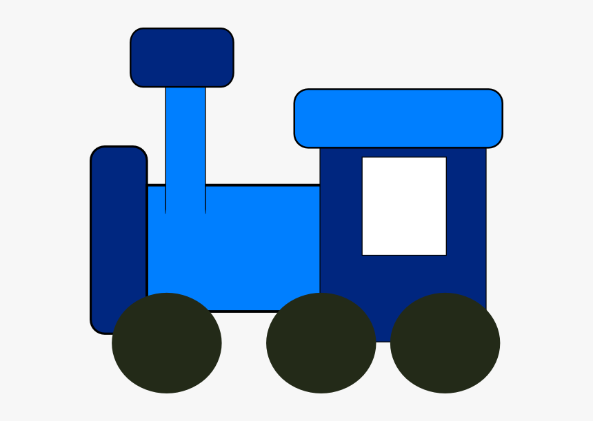 Blue Train Svg Clip Arts - Blue Train Clipart, HD Png Download ...
