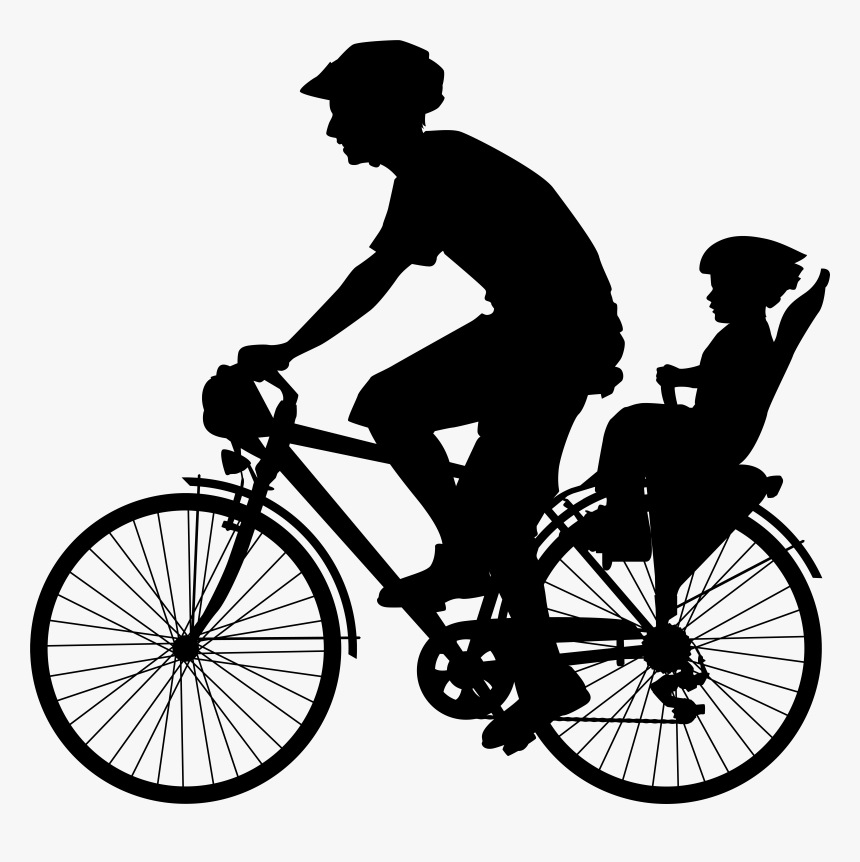 Transparent Person Riding Bike Png, Png Download , Transparent Png ...