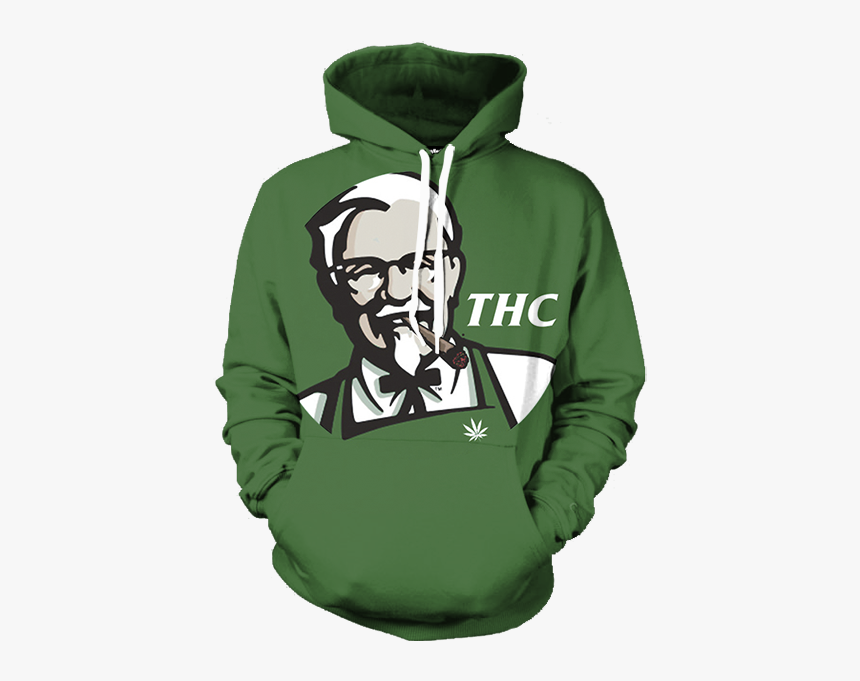 Thc X Kfc Weed Hoodie - Kfc Thc Hoodie, HD Png Download , Transparent ...