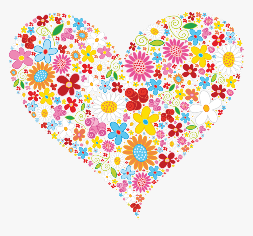 Heart Flower Vector Png, Transparent Png , Transparent Png Image - PNGitem