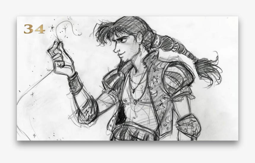 Flynn Rider Early Concept Art, HD Png Download , Transparent Png Image ...