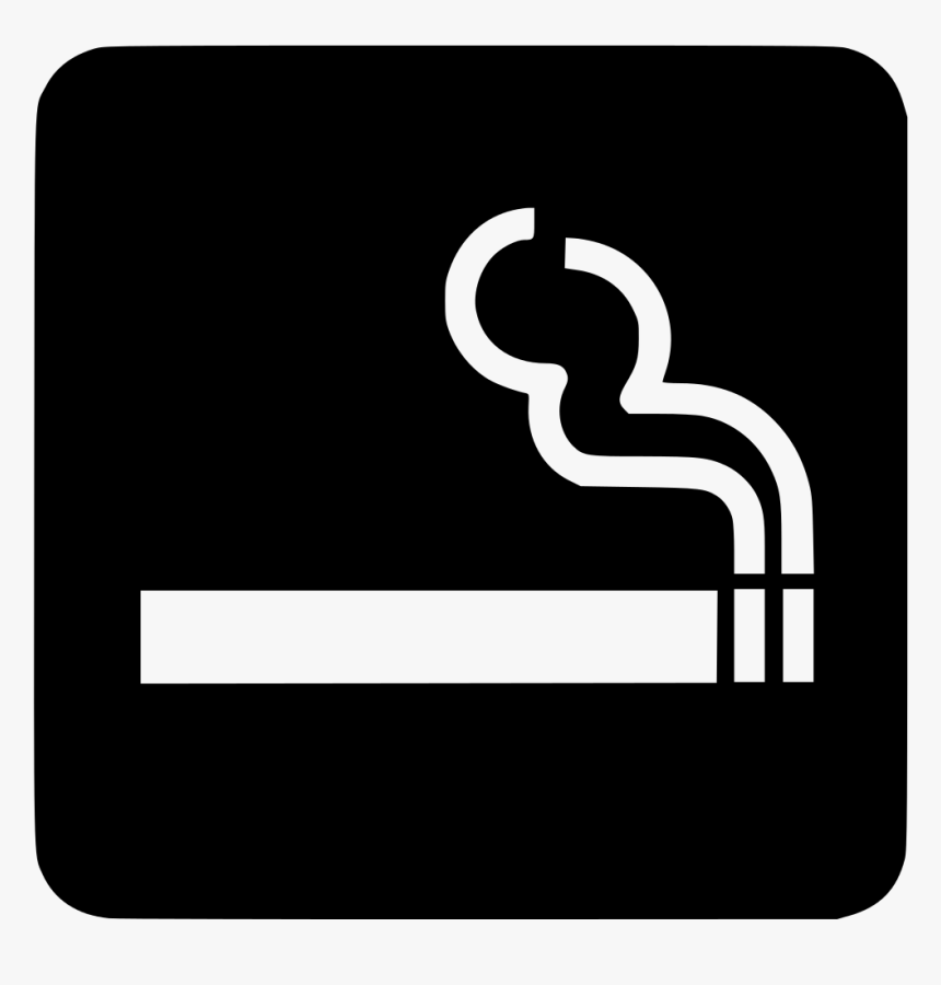 Smoking Area Sign Blue, HD Png Download , Transparent Png Image - PNGitem