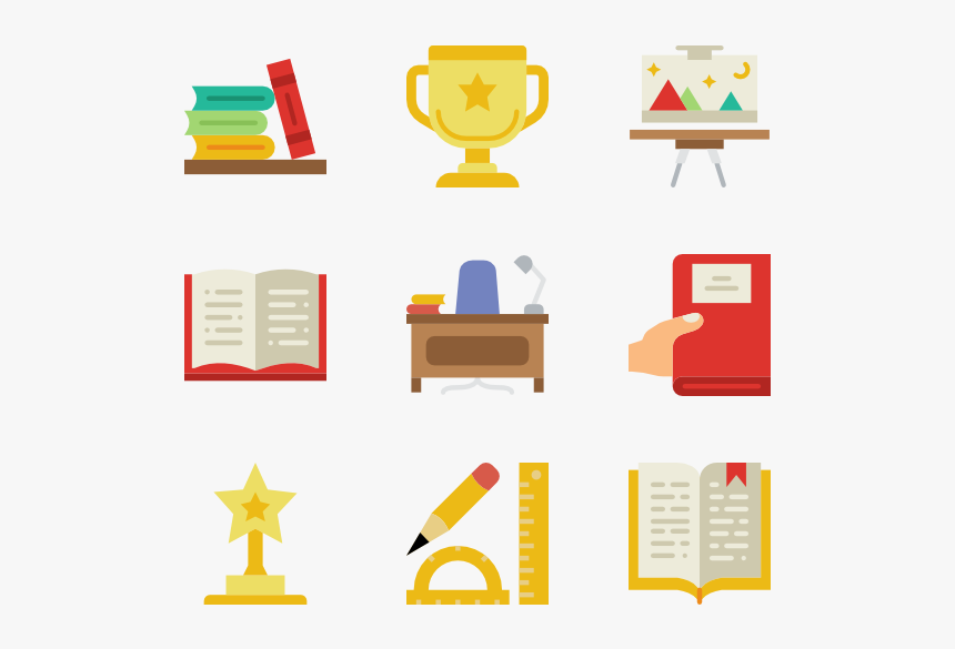 School Tools Vector Png, Transparent Png , Transparent Png Image - PNGitem