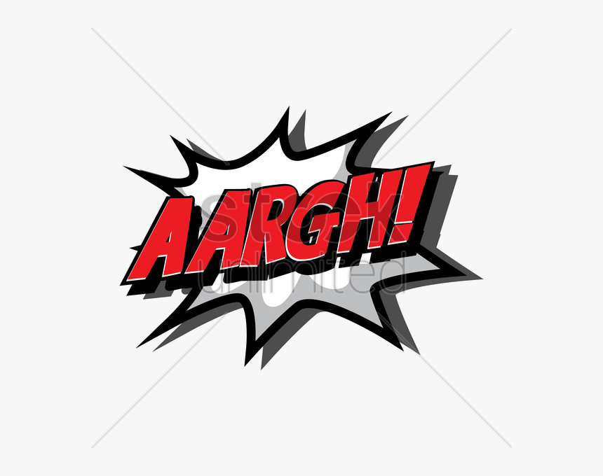 Comic Effect Aargh V矢量图形 - Vector Graphics, HD Png Download ...