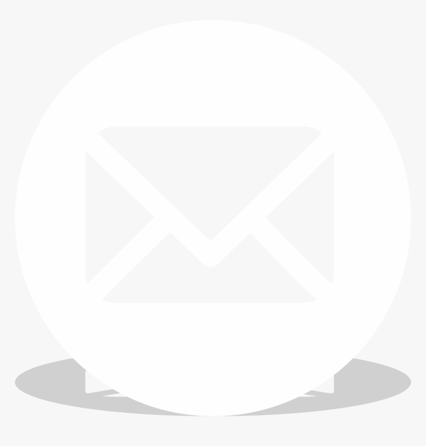 Email Icon Round White Png, Transparent Png , Transparent Png Image ...