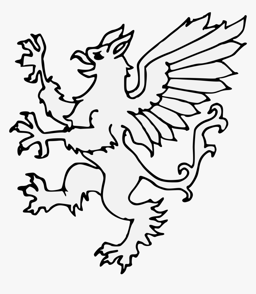 Rampant Griffin White Png, Transparent Png , Transparent Png Image ...