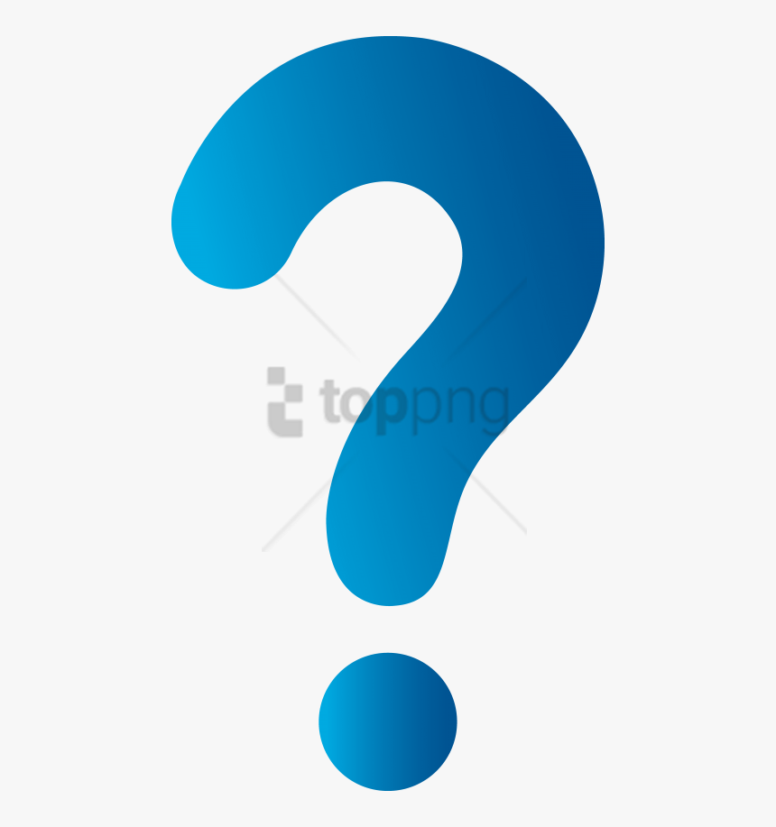 Blue Question Mark Clip Art