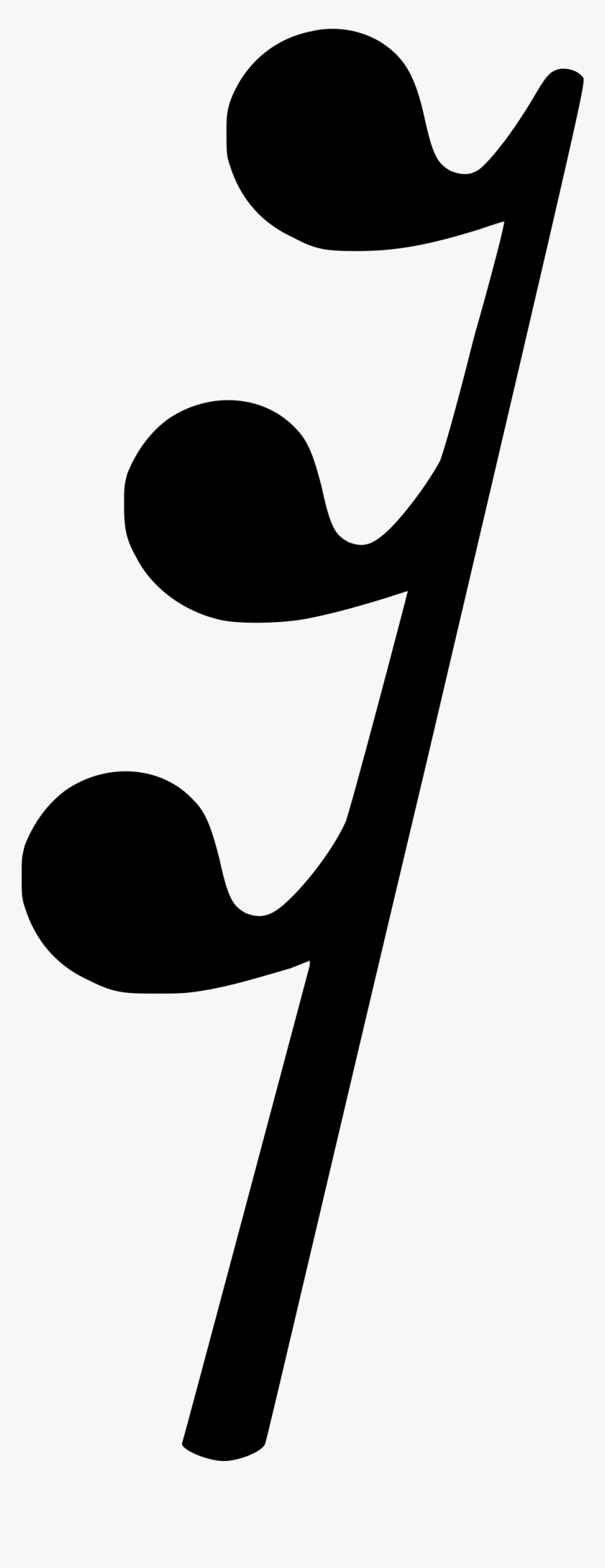 Thirty Second Rest Symbol, HD Png Download , Transparent Png Image ...