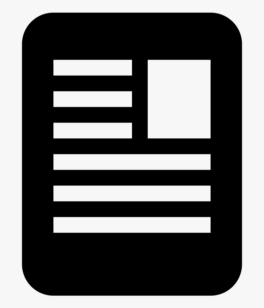 Article Icon Svg White, HD Png Download , Transparent Png Image - PNGitem