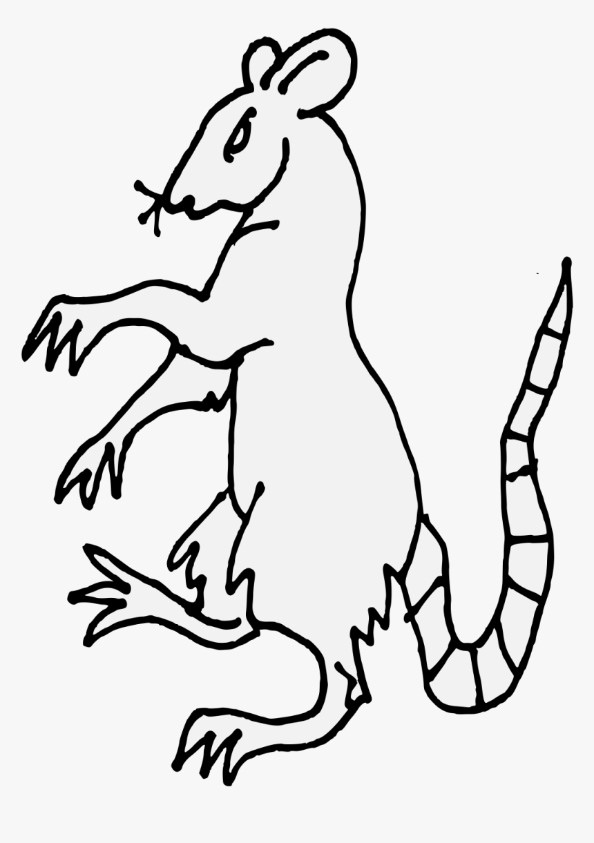 Transparent Rat Png - Line Art, Png Download , Transparent Png Image ...