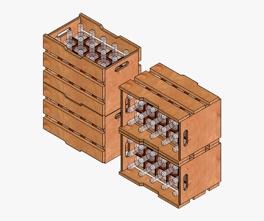 Transparent Crates Png - Stacking Wine Crates, Png Download ...