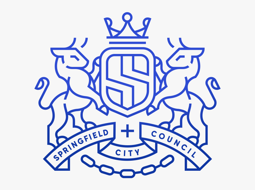 A Logo Of Springfield City Council, A Fictional City - Emblem, HD Png ...