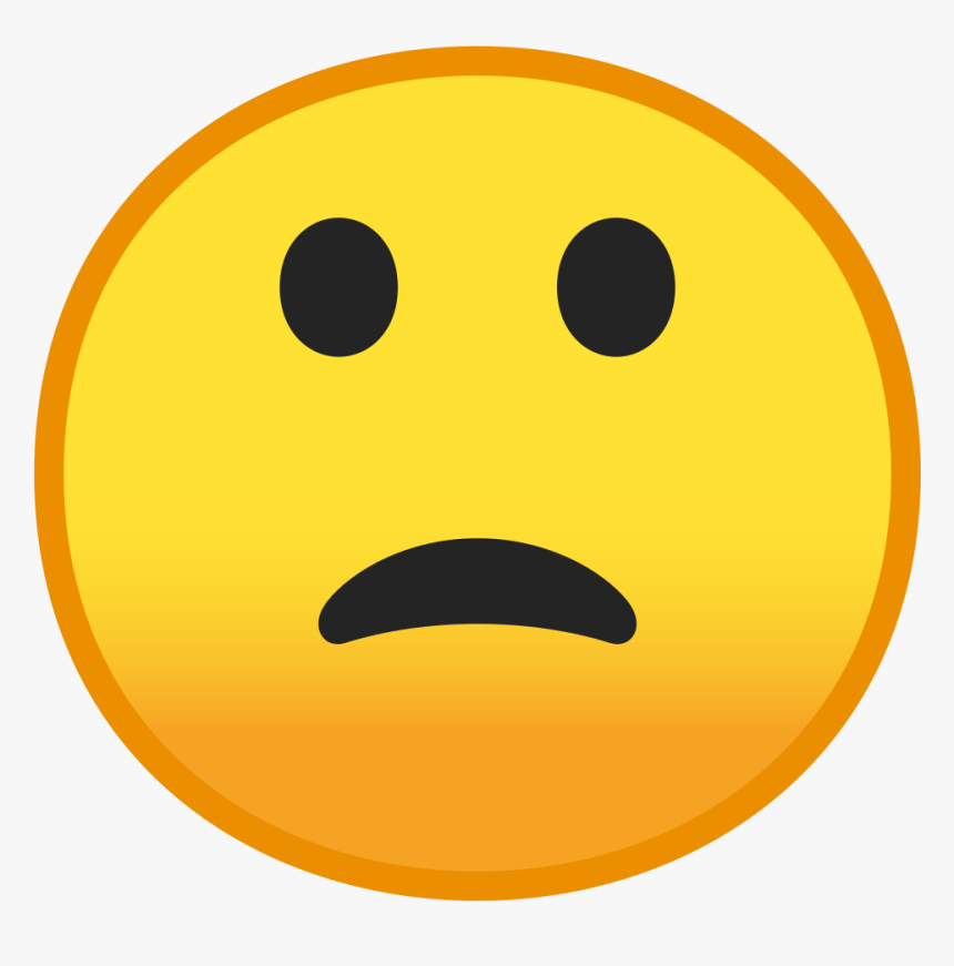 Slightly Frowning Face Icon - Emoji 🙁, HD Png Download , Transparent ...