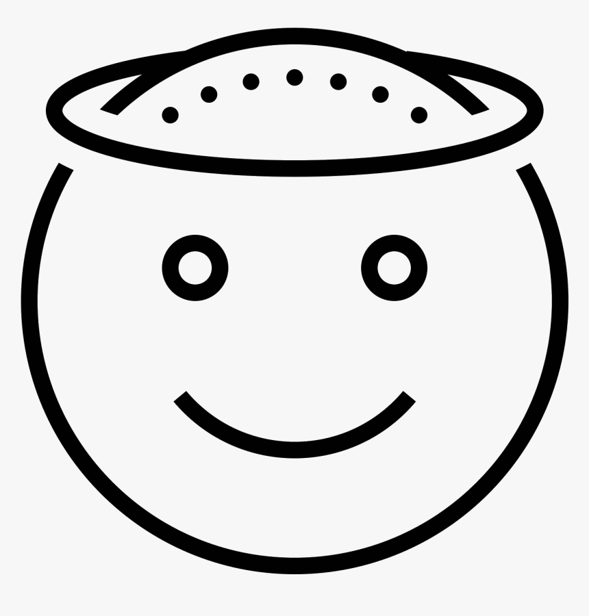 The Angel Icon Is Composed Of A Circle That Appears - Smiley, HD Png ...