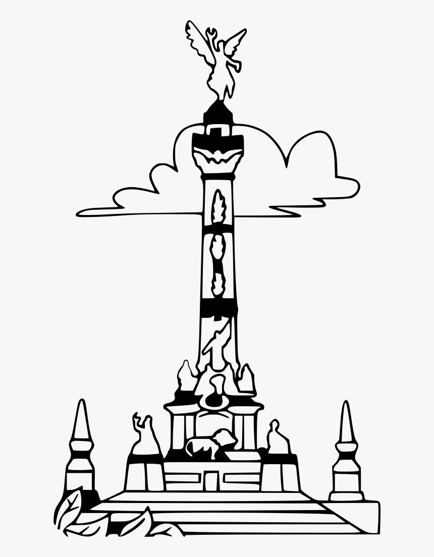 Mexico Angel Of Independence Drawing, HD Png Download , Transparent Png ...