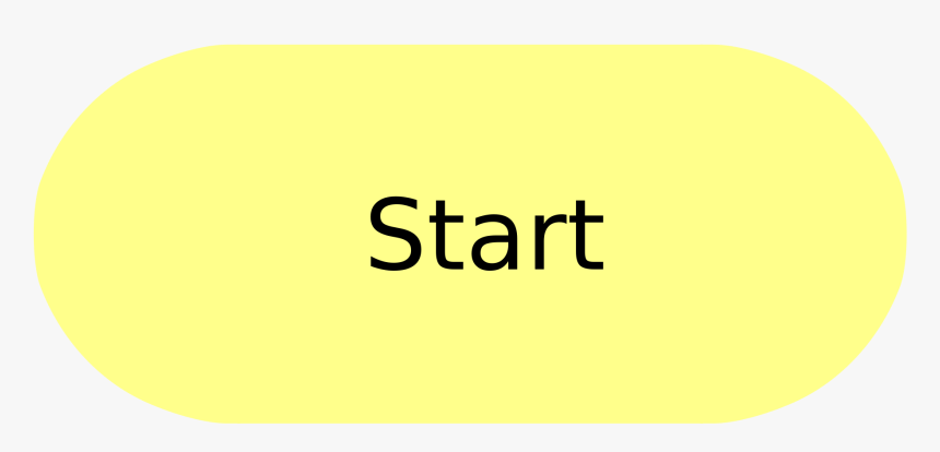 Start And Stop Flow Chart Symbol , Png Download - Djk Don Bosco ...