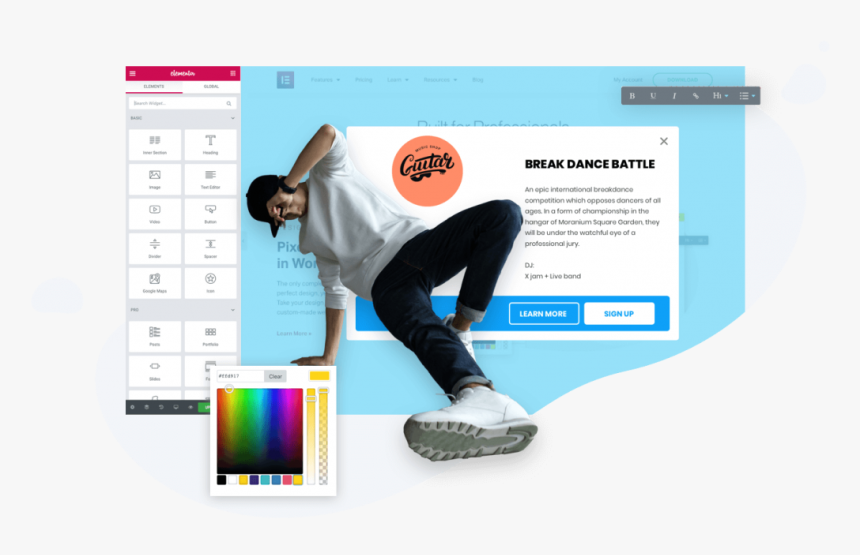 Elementor Popup, HD Png Download , Transparent Png Image - PNGitem