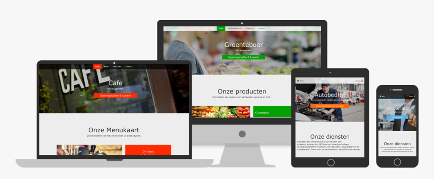 Website Template Mockup Png, Transparent Png , Transparent Png Image ...