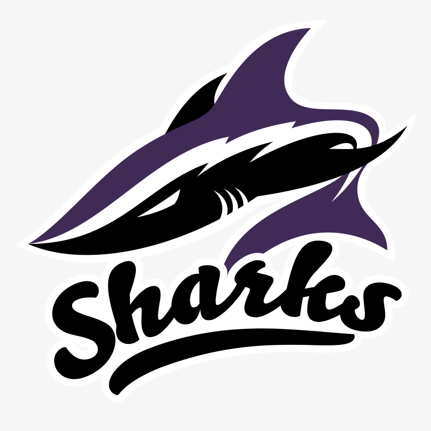 Transparent Shark Logo Png - Sharks Softball Logo, Png Download ...