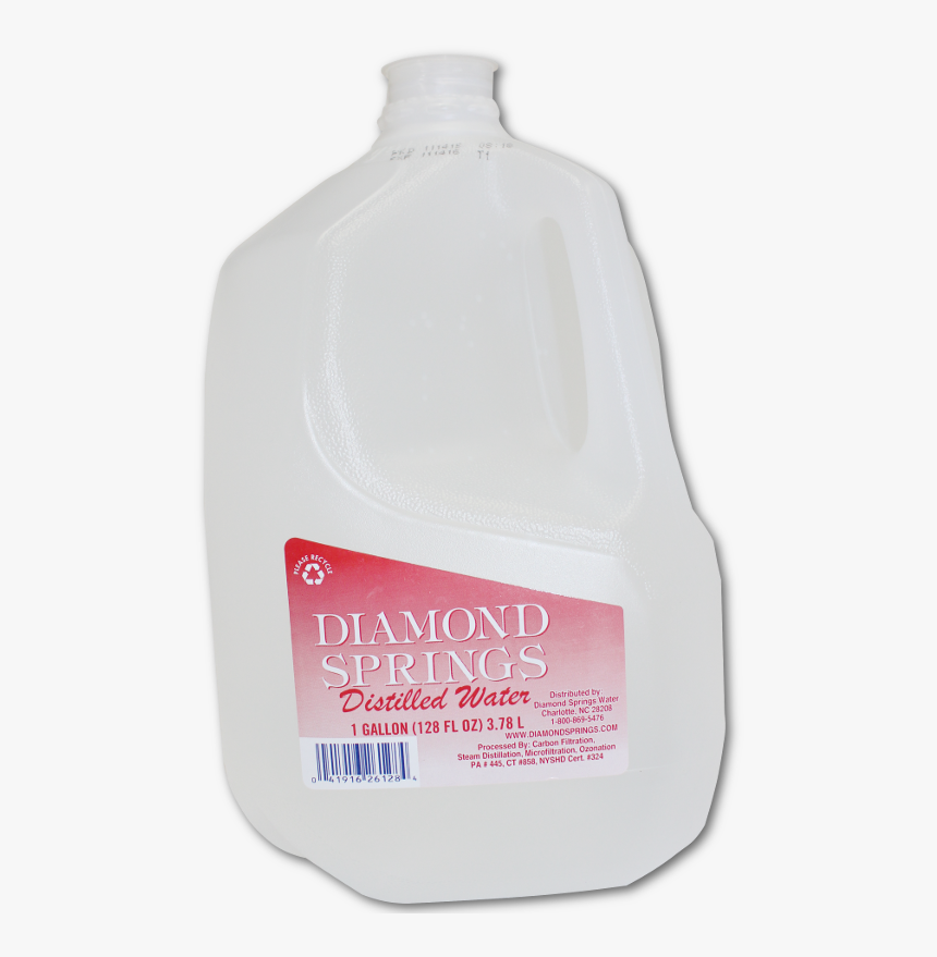 Distilled Water, 1 Gallon - Plastic Bottle, HD Png Download ...