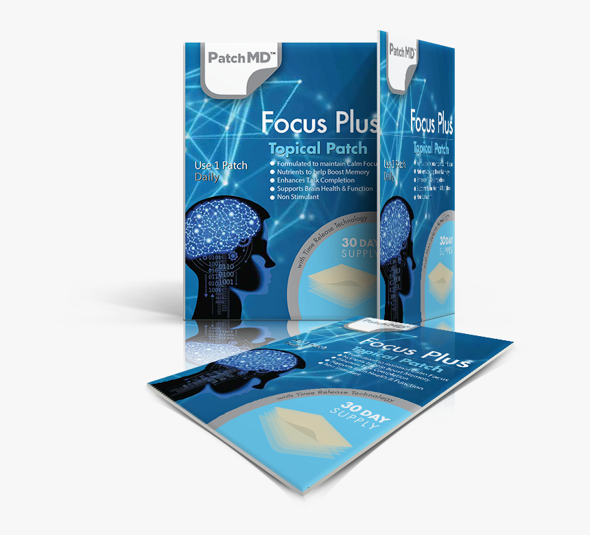 Focus Plus Topical Patch, HD Png Download , Transparent Png Image - PNGitem