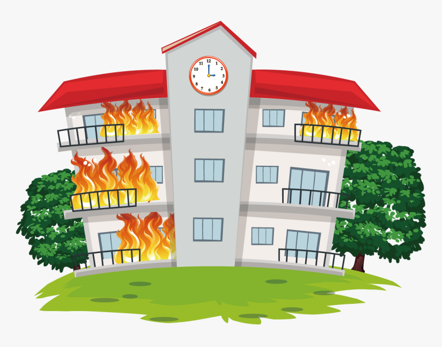 Building Fire Clipart