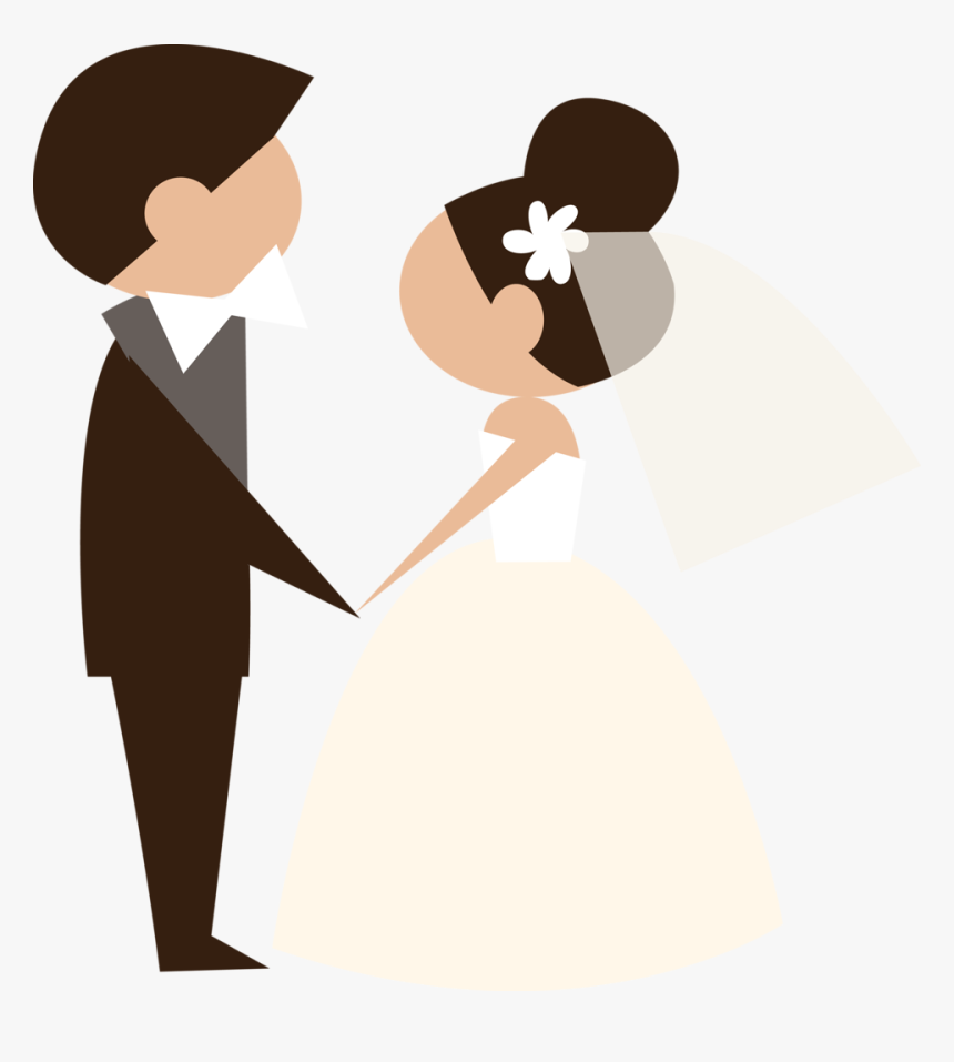 Vector Bride And Groom, HD Png Download , Transparent Png Image - PNGitem