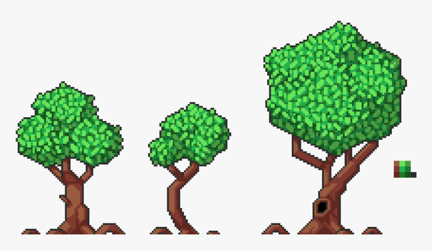 Transparent Pixel Tree Png - Tree, Png Download , Transparent Png Image ...