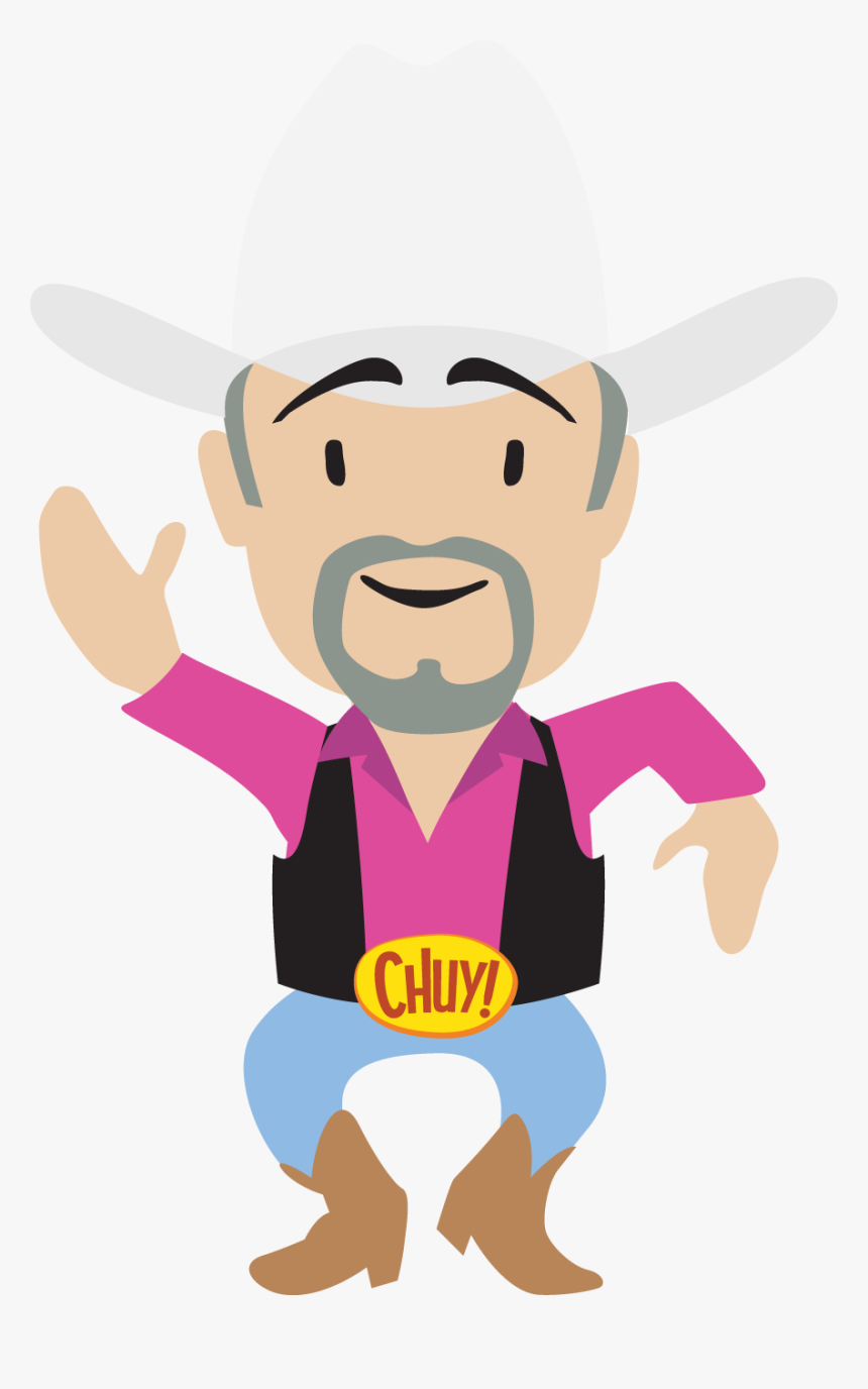 Chuy Pink Shirt And White Hat - Shirt, HD Png Download , Transparent ...