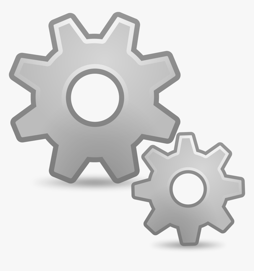 Gear Clipart Gray - Settings Png, Transparent Png , Transparent Png ...