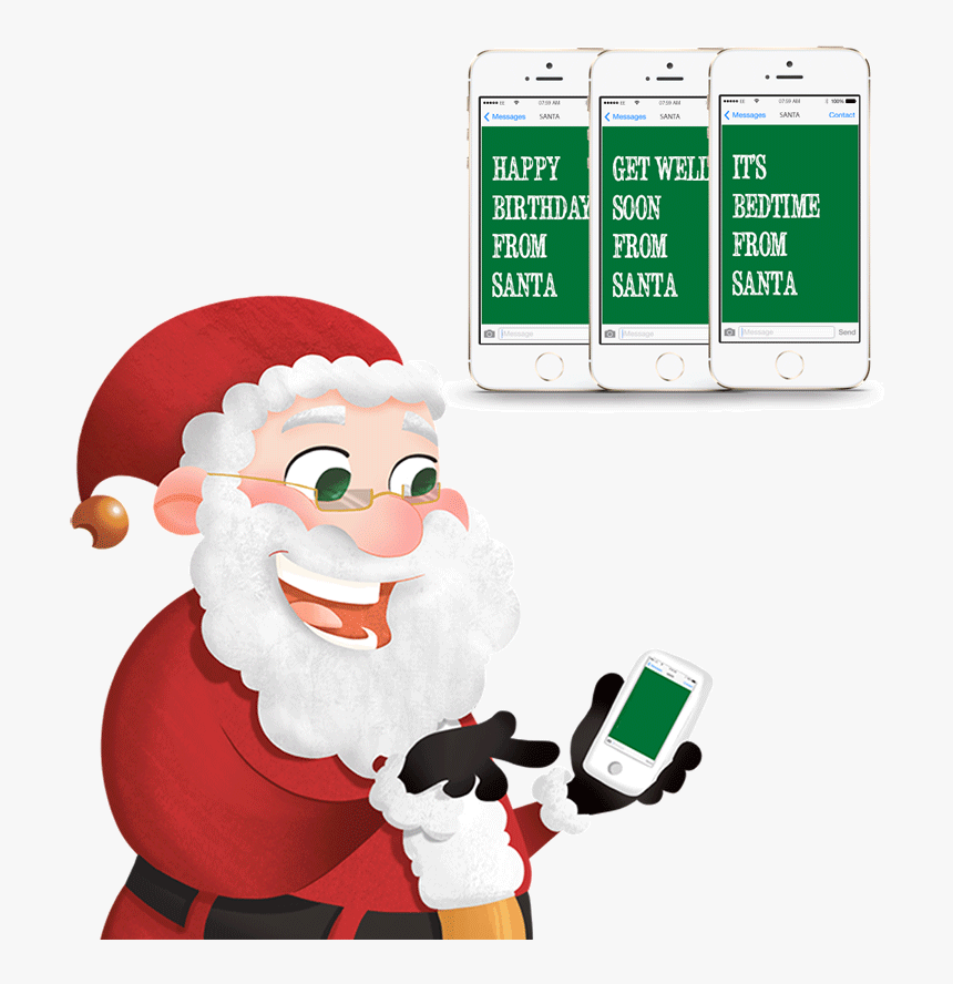 Transparent Santa Claus Face Png - Message From Santa, Png Download ...