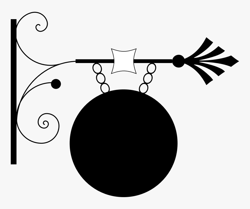 Wrought Iron Sign - Wrought Iron Sign Png, Transparent Png ...