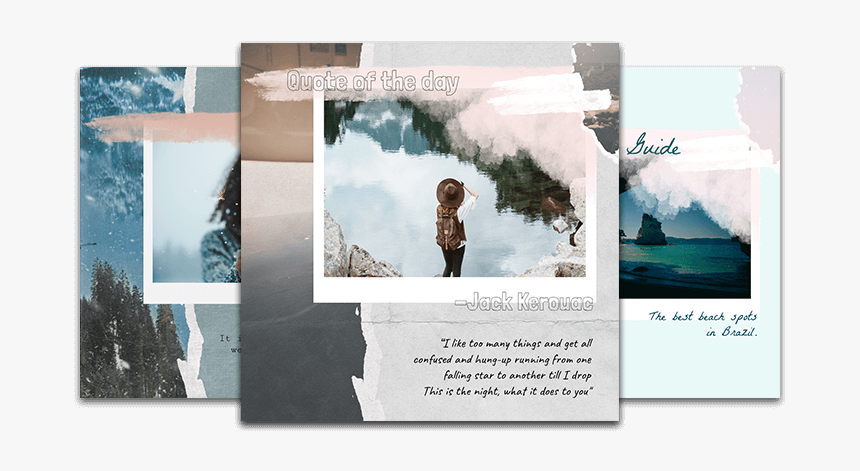 Instagram Collage Post Templates - Collage, HD Png Download ...