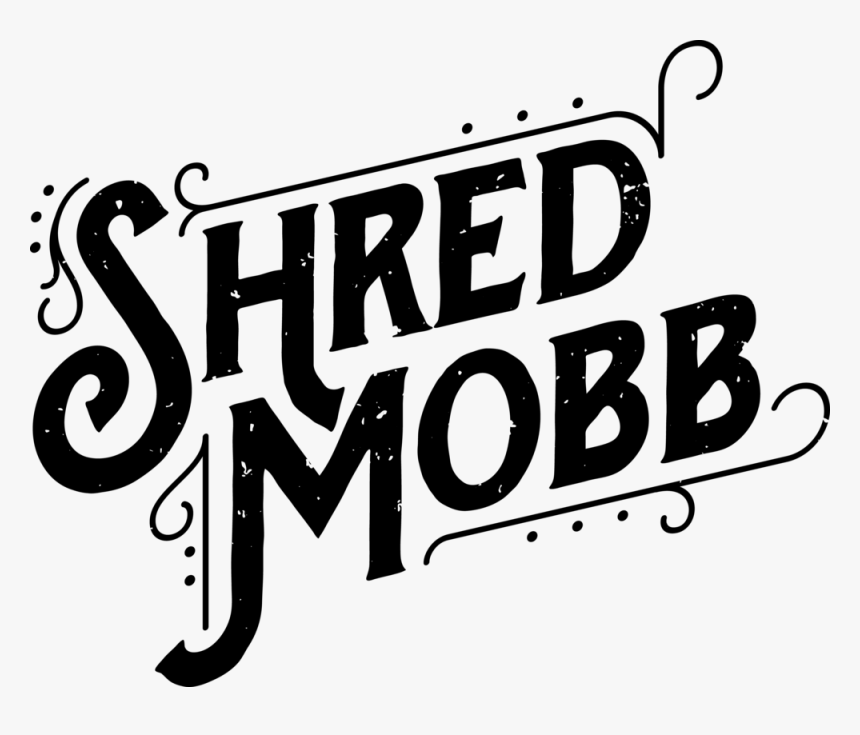 Shred Mobb Logo - Calligraphy, HD Png Download , Transparent Png Image ...
