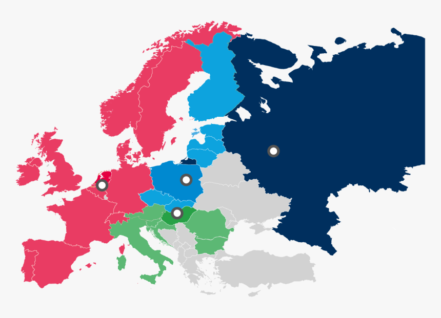 Orange Map Of Europe, HD Png Download , Transparent Png Image - PNGitem