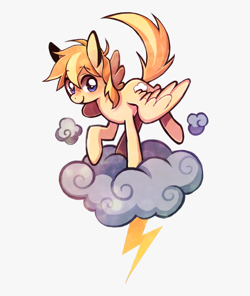 Kairean, Cloud, Lightning, Oc, Oc - Cartoon, HD Png Download ...