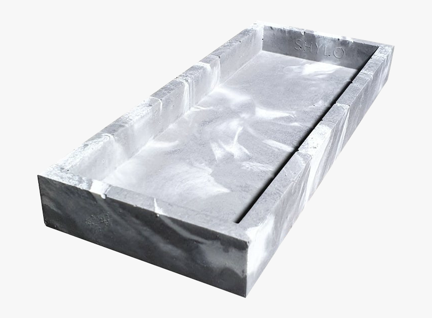 Image Of Rectangle Concrete Tray - Box, HD Png Download , Transparent ...