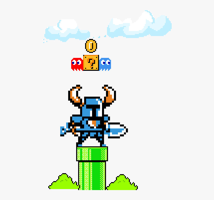 Shovel Knight Clipart , Png Download - Shovel Knight Pixel Grid ...