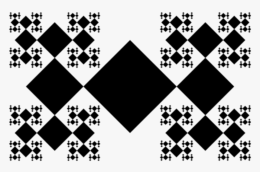 Golden Square Fractal With T-branching 8 - Fractals 2d Square, HD Png ...