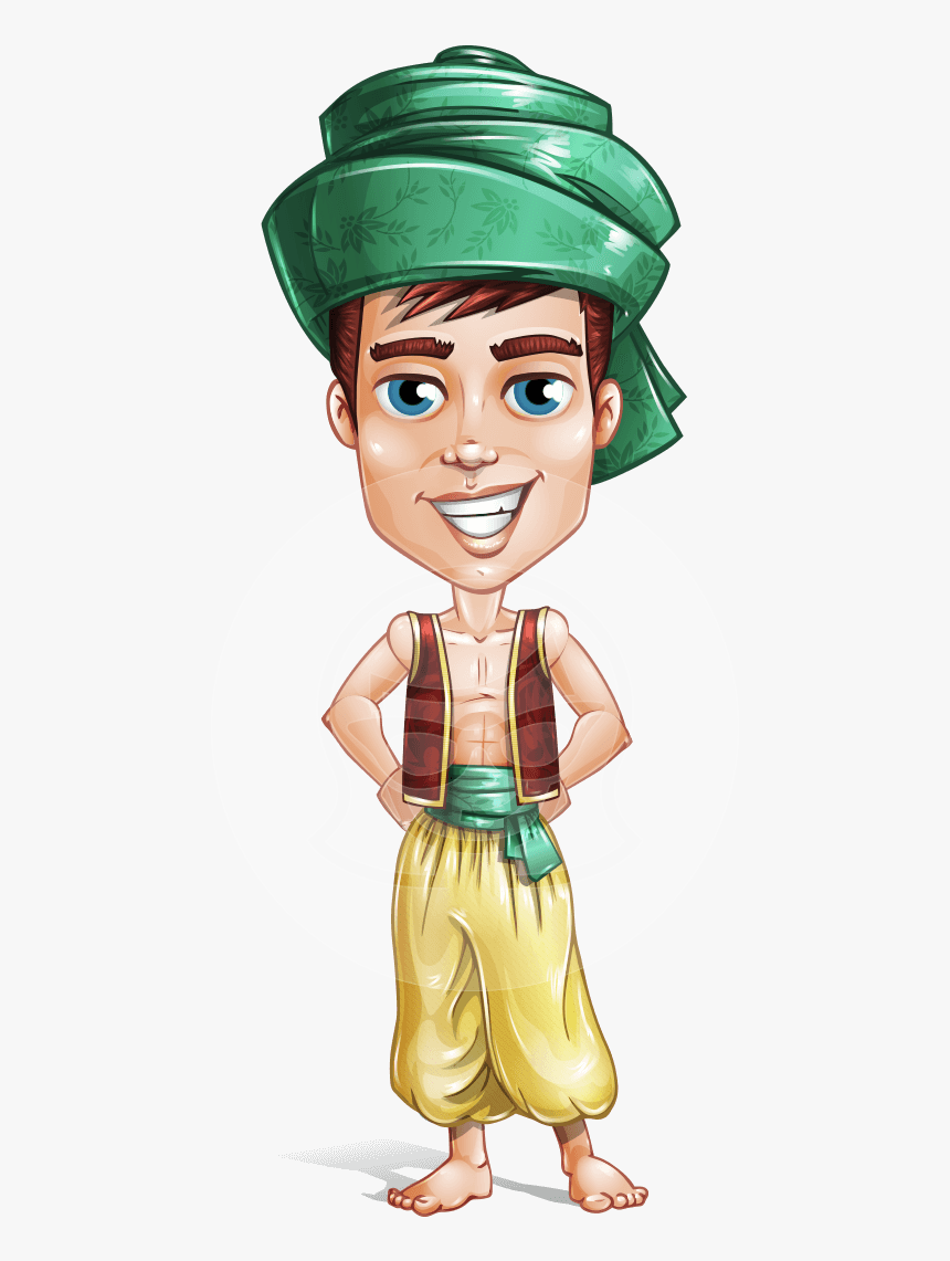 Thumb Image - Arab Prince Cartoon Character, HD Png Download ...