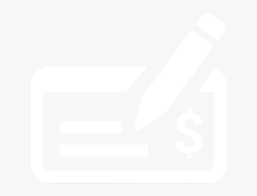 Transparent Cheque Png - Check Payment Icon White Transparent, Png ...