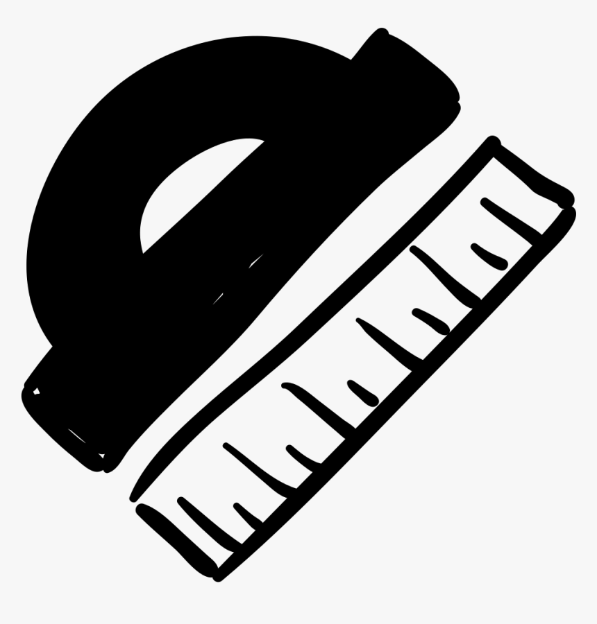 Educational Hand Drawn Rulers - Math Equipment Png, Transparent Png ...