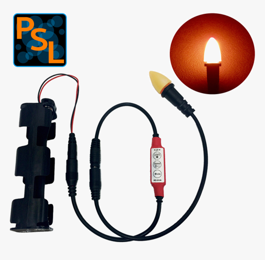 Led Theatrical Candle - Cable, HD Png Download , Transparent Png Image ...
